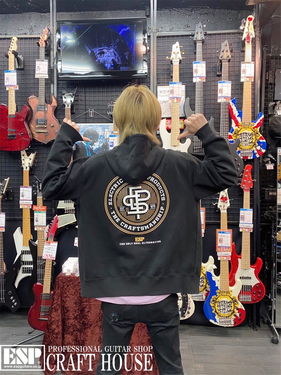 Owl Fowl on Twitter: "RT @espcrafthouse: 【👕🎸】 ESP CRAFT HOUSE 綱木です☺️ 先日、投稿した質問に沢山のコメントありがとうございまし ...