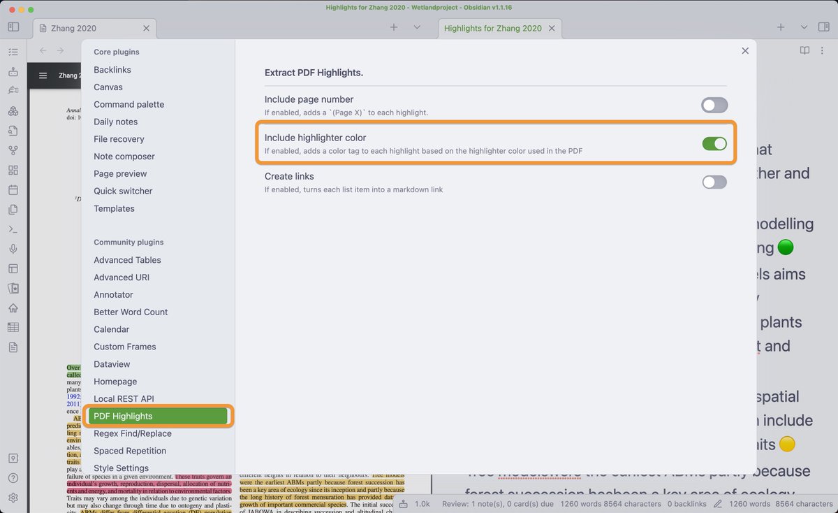 Extract Highlights from your PDFs into a note with a single click. Here ...