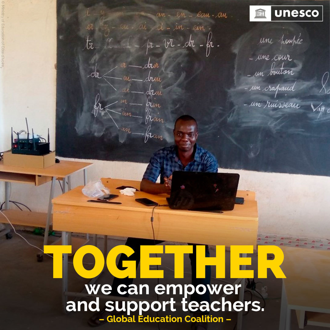 Education 2030 on Twitter: "Through @UNESCO's Global Education Coalition, over 650k teachers ...