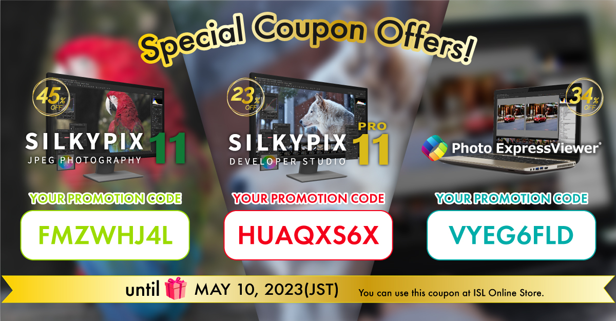 SILKYPIX OFFICIAL on Twitter: "💥The special coupon is available until today!!! Details ️https ...
