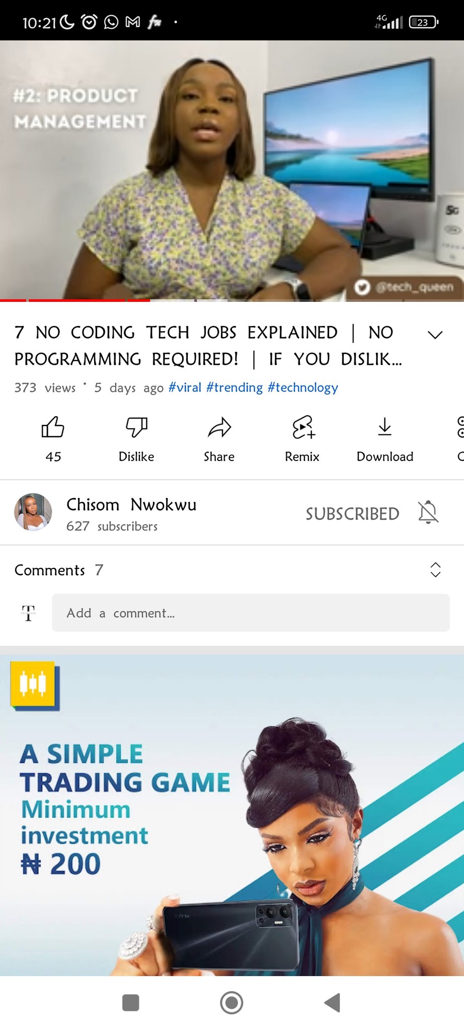 Chisom Nwokwu🌟 on Twitter: "Another game😁 On this YouTube video, I featured an amazing person in ...