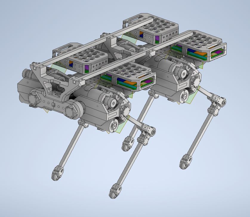 bot_69i75j31 on Twitter: "Sharing some of my early projects at undergrad. Quadrupeds, 3 DoF ...