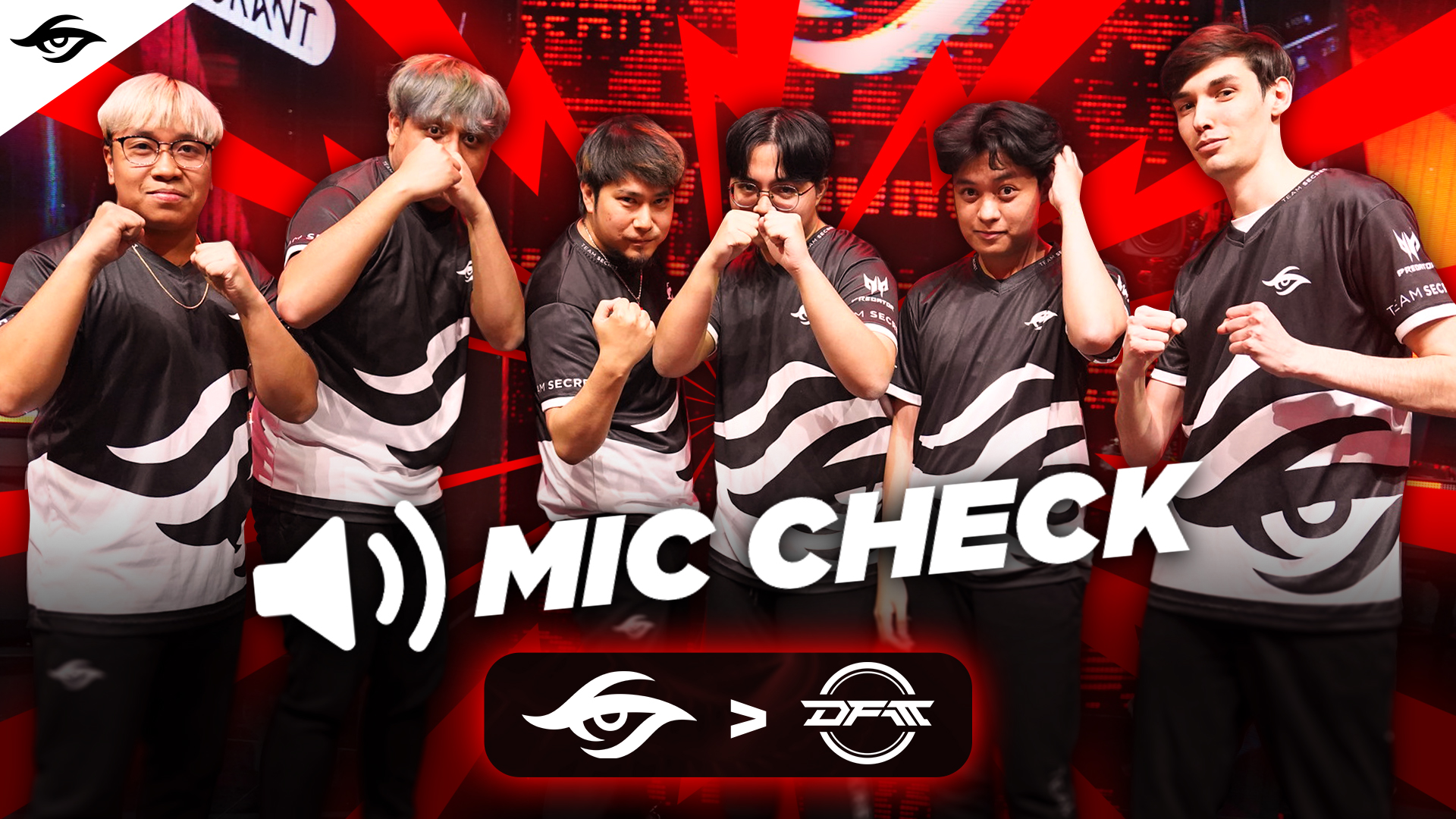 Team Secret on Twitter: "Team Kwek-Kwek vs Team Takoyaki Mic Check is out! 🙌 #LabanSecret # ...