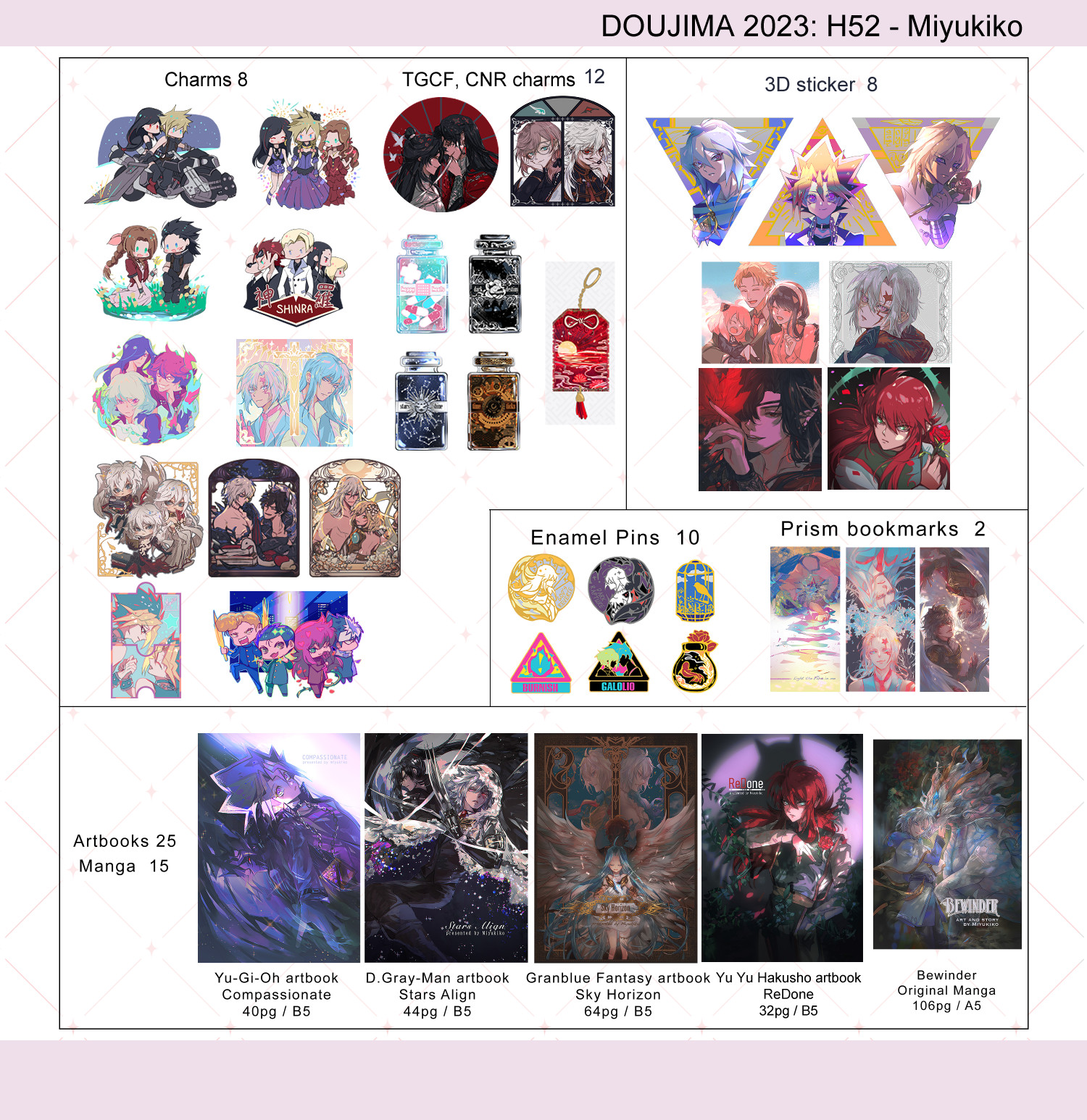 ミユ ଘ(੭⌒ᴗര)੭ Vtuber comms / Doujima H52 on Twitter: "My Doujima Singapore 2023 catalogue ! I'll ...