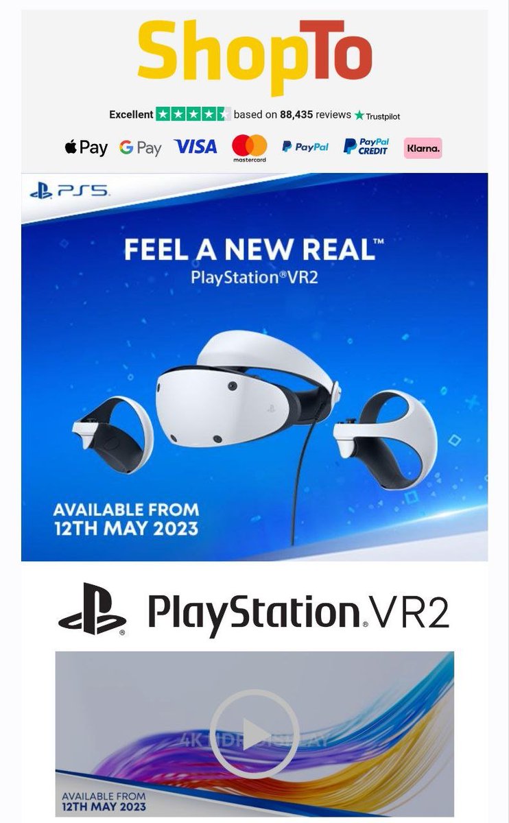 @Zuby_Tech on Twitter: "PlayStation VR 2 Available On Online Retailers On 12th May 2023! # ...
