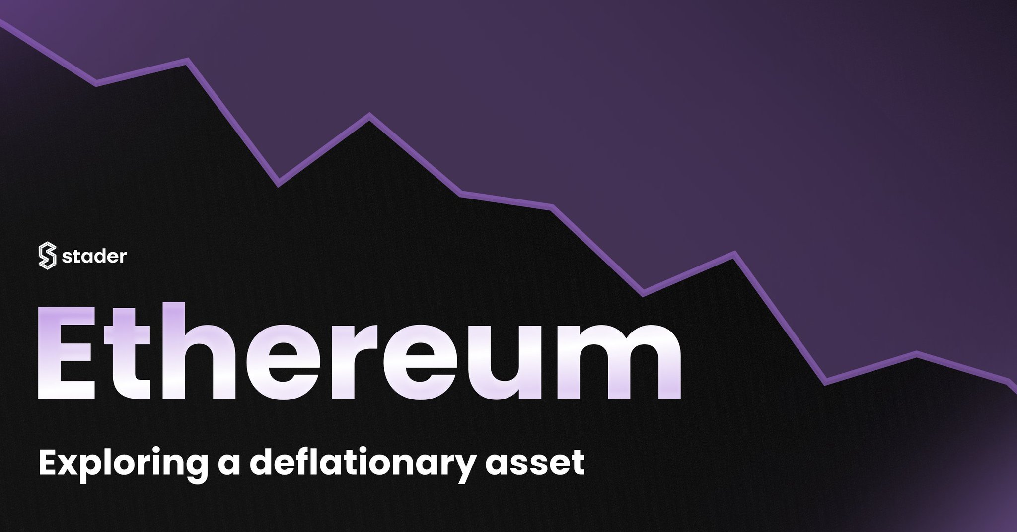 Stader Ethereum on Twitter: "Ethereum has been deflationary for 3 months straight. The ...