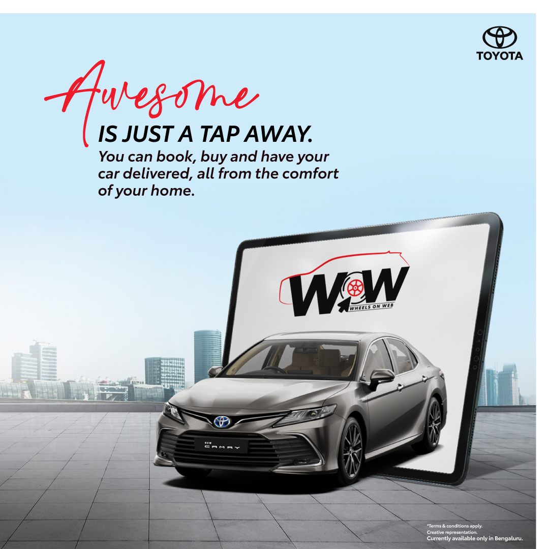 Toyota India on Twitter: "With Wheels on Web, you can buy your dream Toyota car with just a few ...