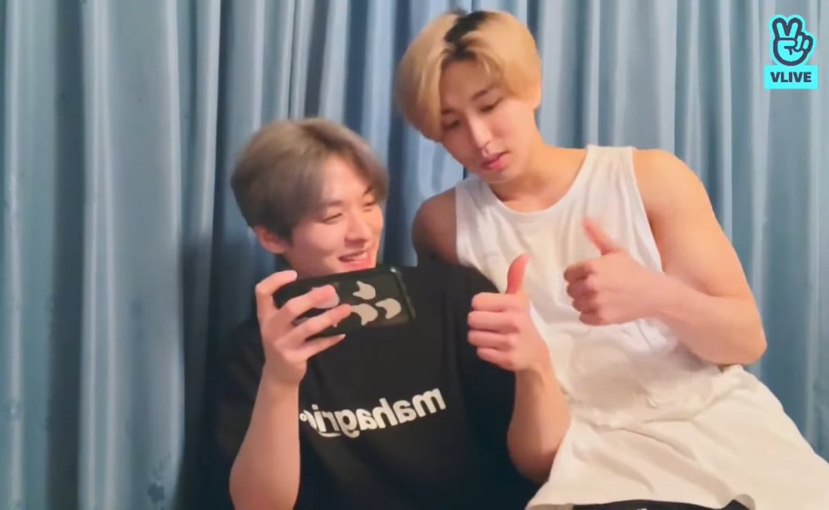 퀔냥냥 on Twitter: "thumbs ups being minsung's love language 🐱👍👍🐹"