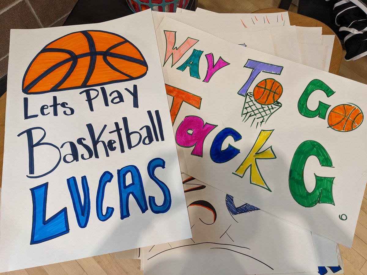 Homemade Basketball Poster Ideas