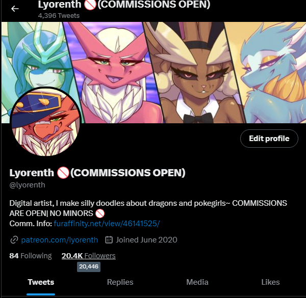 Lyorenth 🔞(COMMISSIONS OPEN) on Twitter: "Hey everyone! A huge thank you for another milestone ...