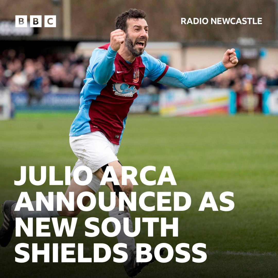 BBC Radio Newcastle on Twitter: "Julio Arca has been announced by South Shields as their new ...