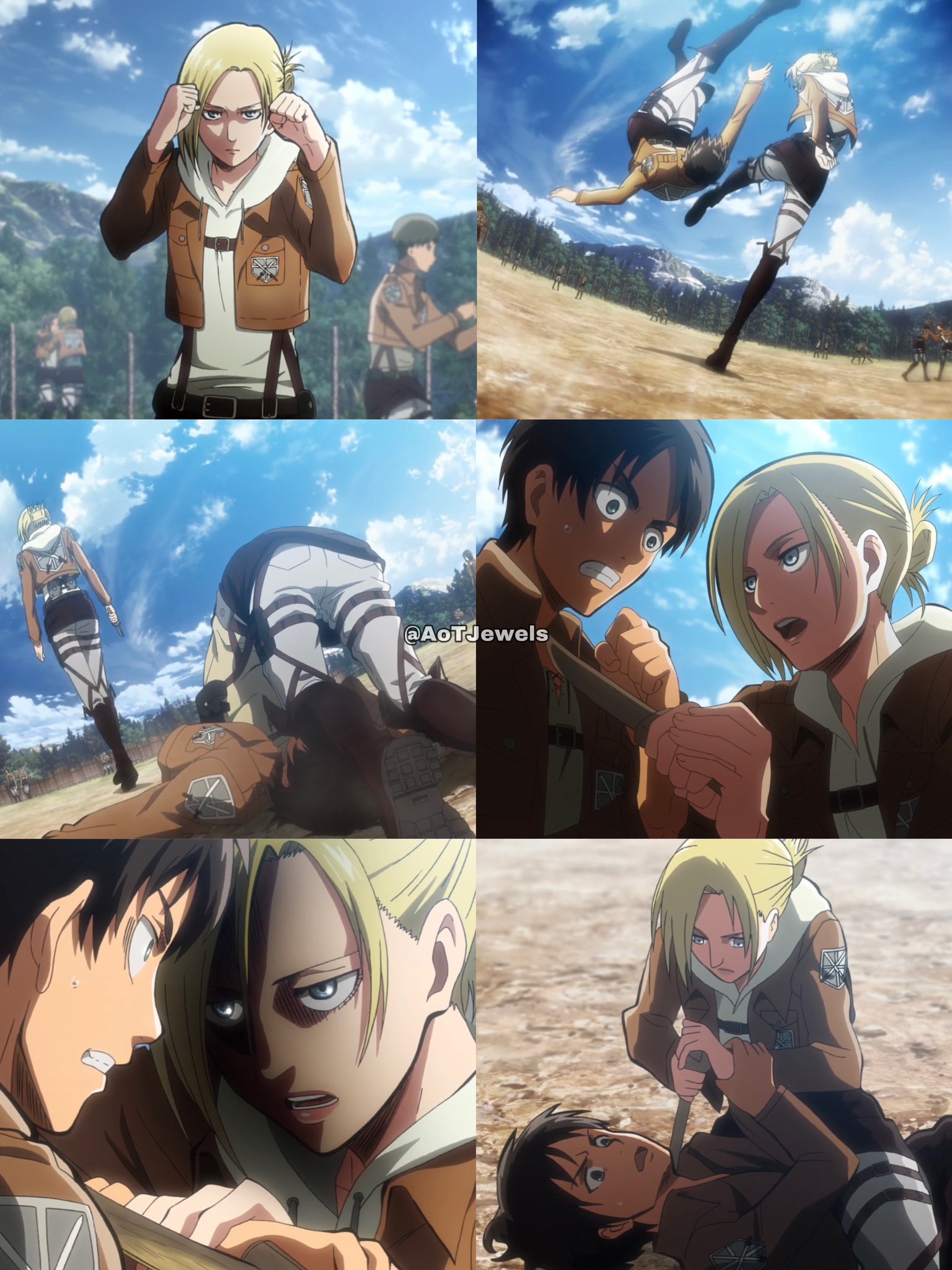 Attack On Titan Eren X Annie