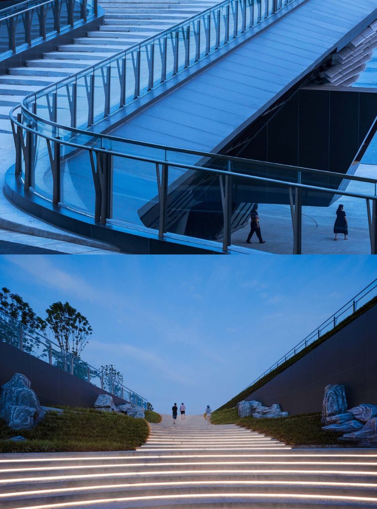 The Roadshow Art Center of Tianfu is a new urban landmark located on ...