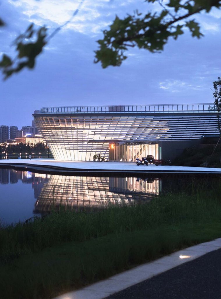The Roadshow Art Center of Tianfu is a new urban landmark located on ...