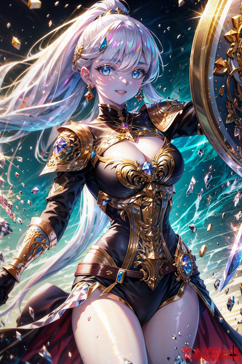 K0SM0S on Twitter: "Knight in Shining Armor 🛡️ "Flash!" For #WarriorAIChallenge by ...