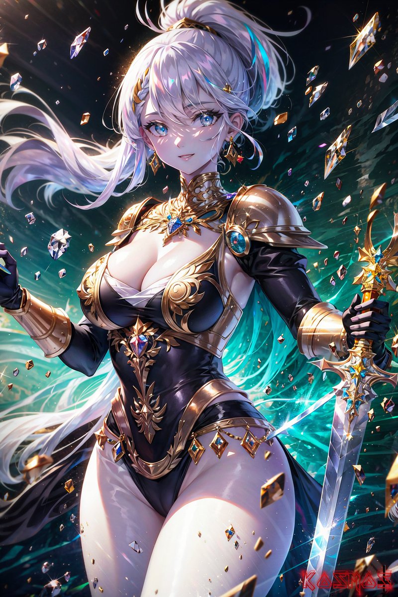 K0SM0S on Twitter: "Knight in Shining Armor 🛡️ "Flash!" For #WarriorAIChallenge by ...