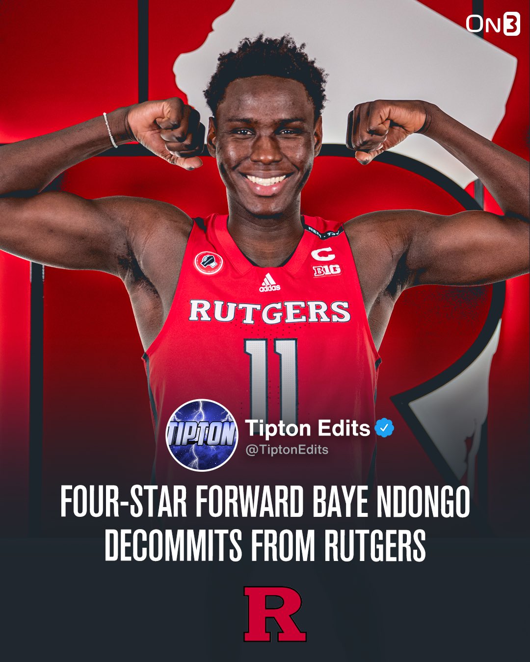 Joe Tipton on Twitter: "NEWS: 2023 four-star power forward Baye Ndongo tells me he has ...