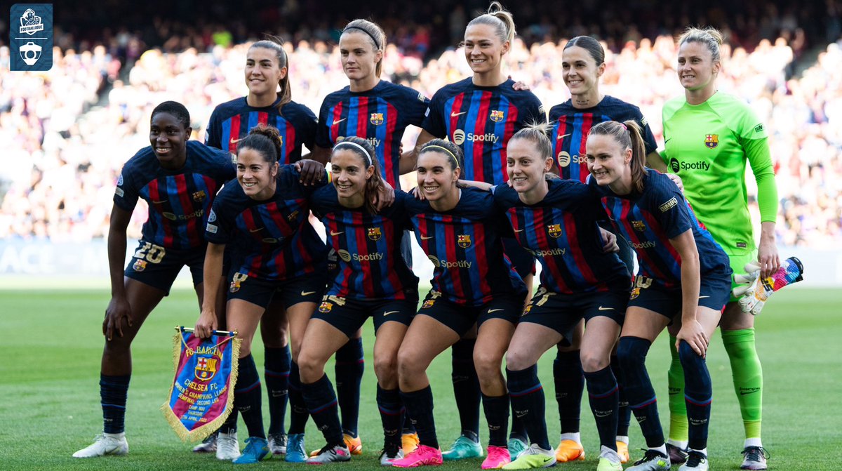 Footballogue on Twitter: "Le FC Barcelone est en FINALE de la Ligue des Champions féminine 💙 ️ ...