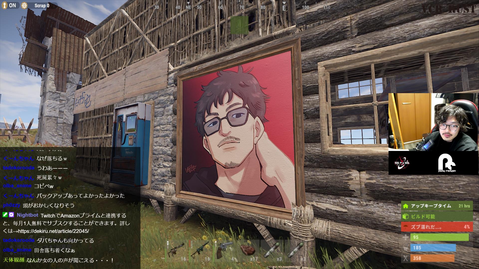 takera｜SNB on Twitter: "スト鯖RUSTで、まんた先生 @shiromanta1020 にイラスト書いてもらった！！うおおおおお RUSTの余韻に浸るために暫くアイコンに ...