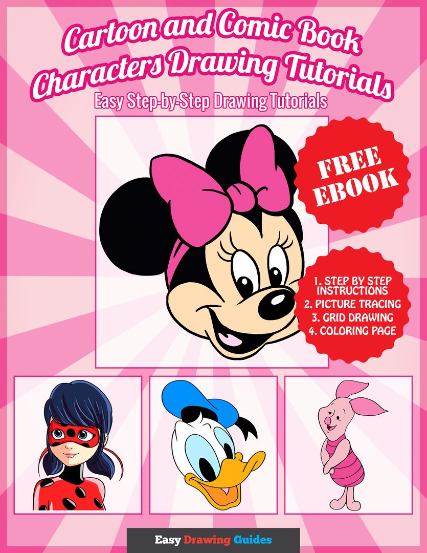 Easy Drawing Guides on Twitter: "51 Easy Cartoon and Comic Book Characters Drawing Tutorials ...