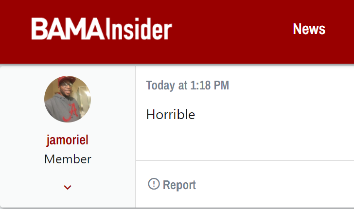Message Board Geniuses on Twitter: "#Alabama fans are still on meltdown alert."