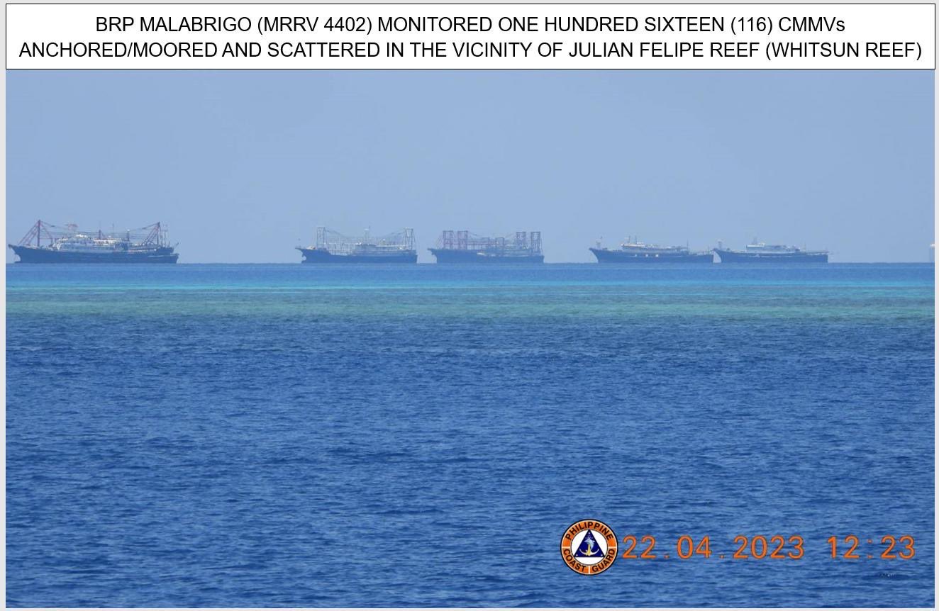 Inquirer on Twitter: "@FMangosingINQ The China Coast Guard also performed dangerous maneuvers by ...