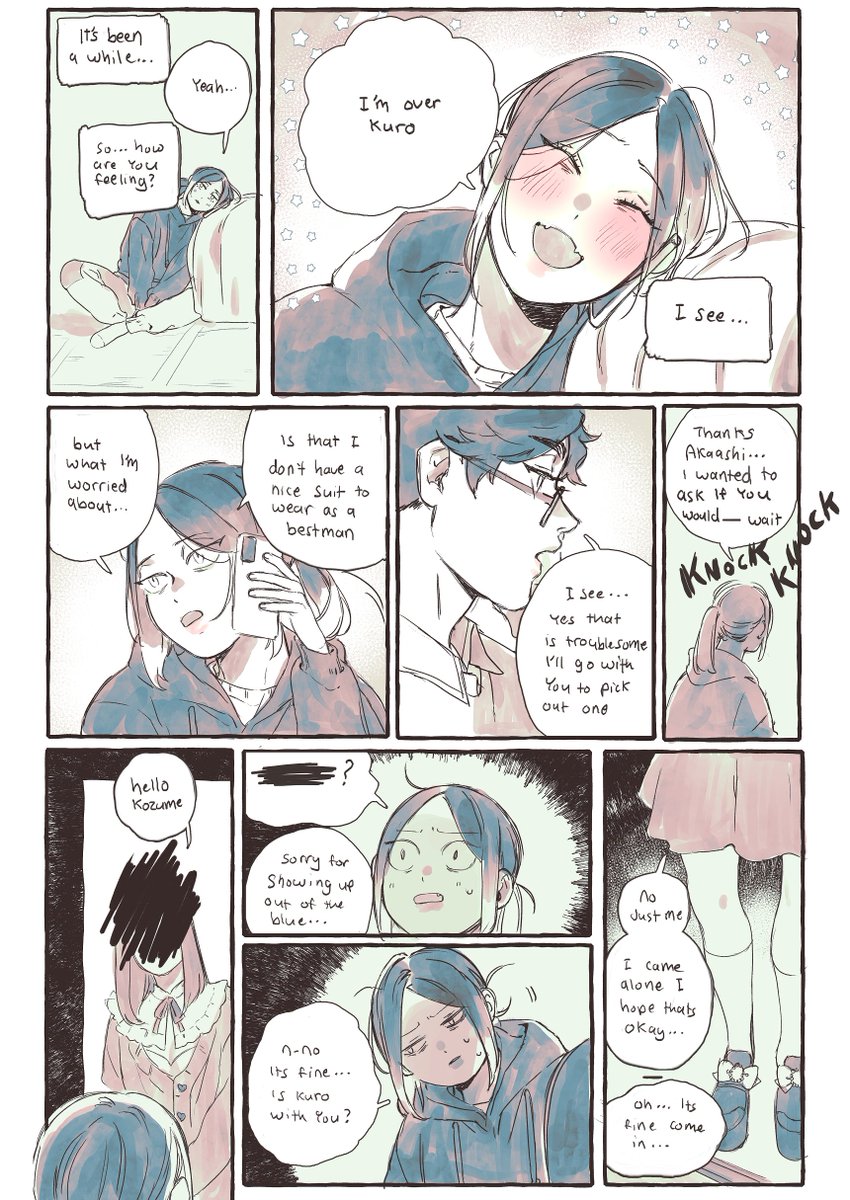 mookieおおお on Twitter: ""kuro... he likes me" part 7 eye contact"