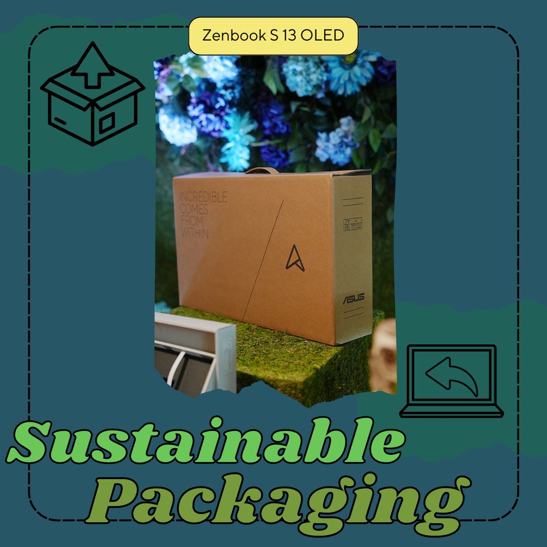 ASUS North America on Twitter: "When creating such a sustainable laptop, we didn't stop at the ...