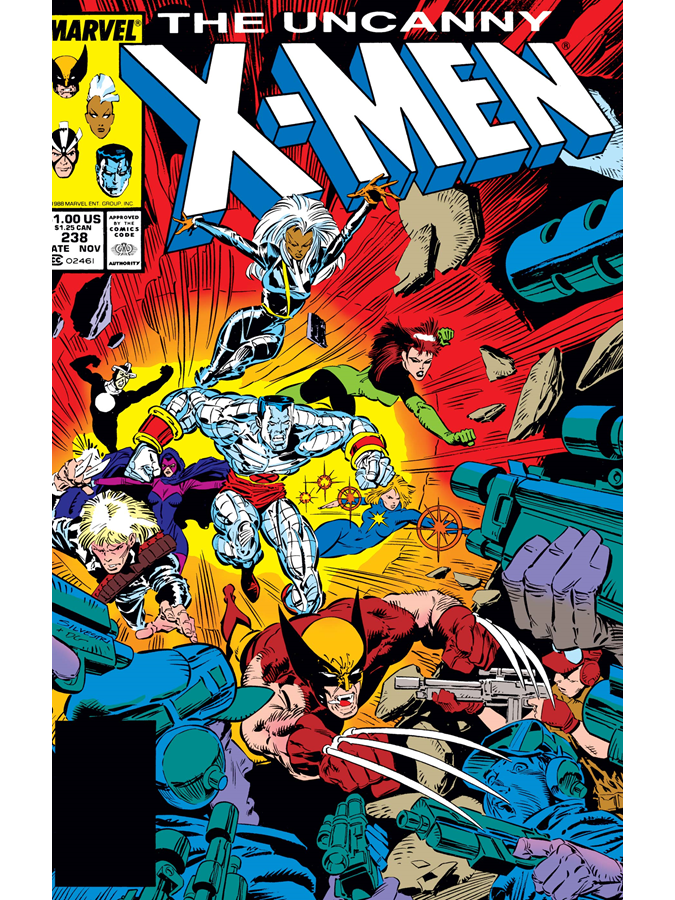 Classic X Men On Twitter Uncanny X Men 238 Cover Dated November 1988