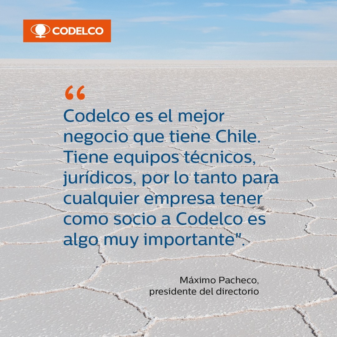 Codelco on Twitter: "El presidente del directorio, Máximo Pacheco, conversó con La Tercera sobre ...