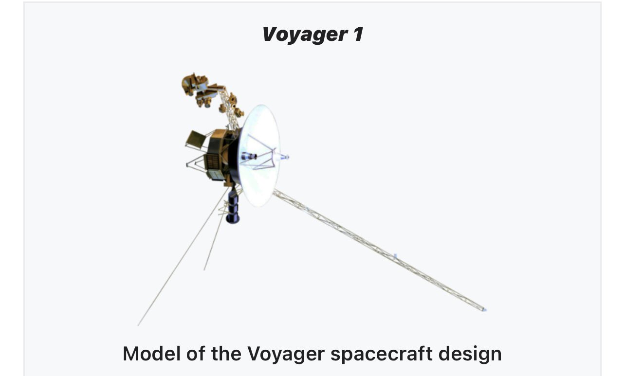 Voyager Spacecraft Design