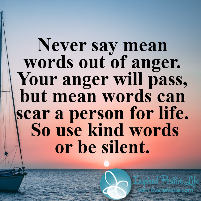 Mean Words Quotes