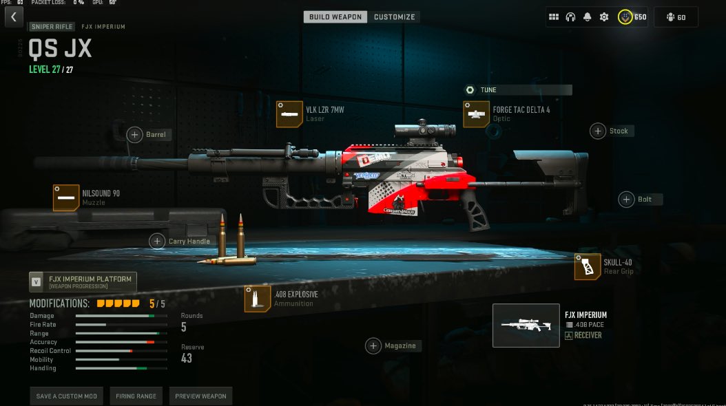 Ral on Twitter: "The #1 Quickscope Intervention Class Setup in Season 3 Warzone Removing barrel ...