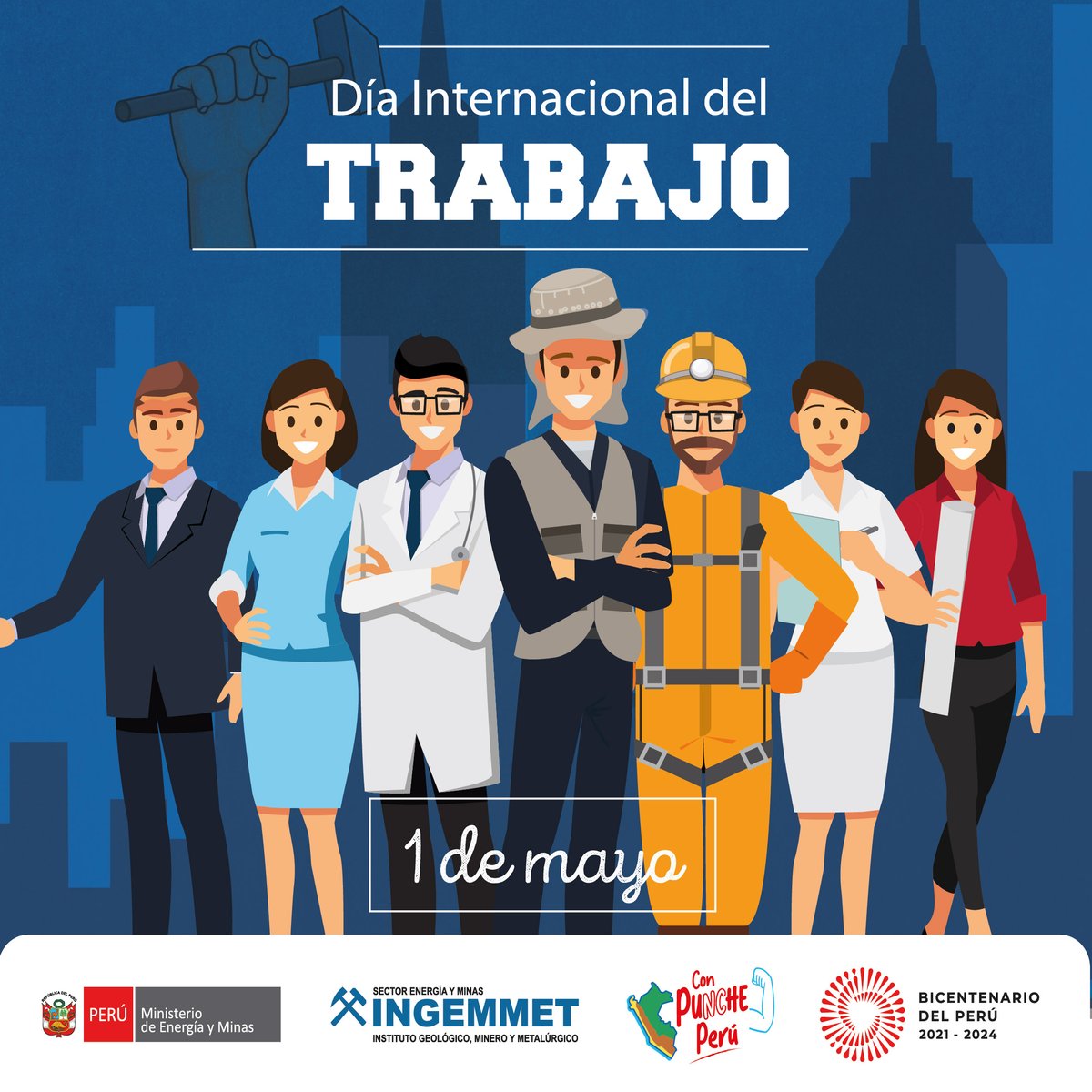 INGEMMET on Twitter: "🎯 #01deMayo | Hoy se celebra el “Día ...