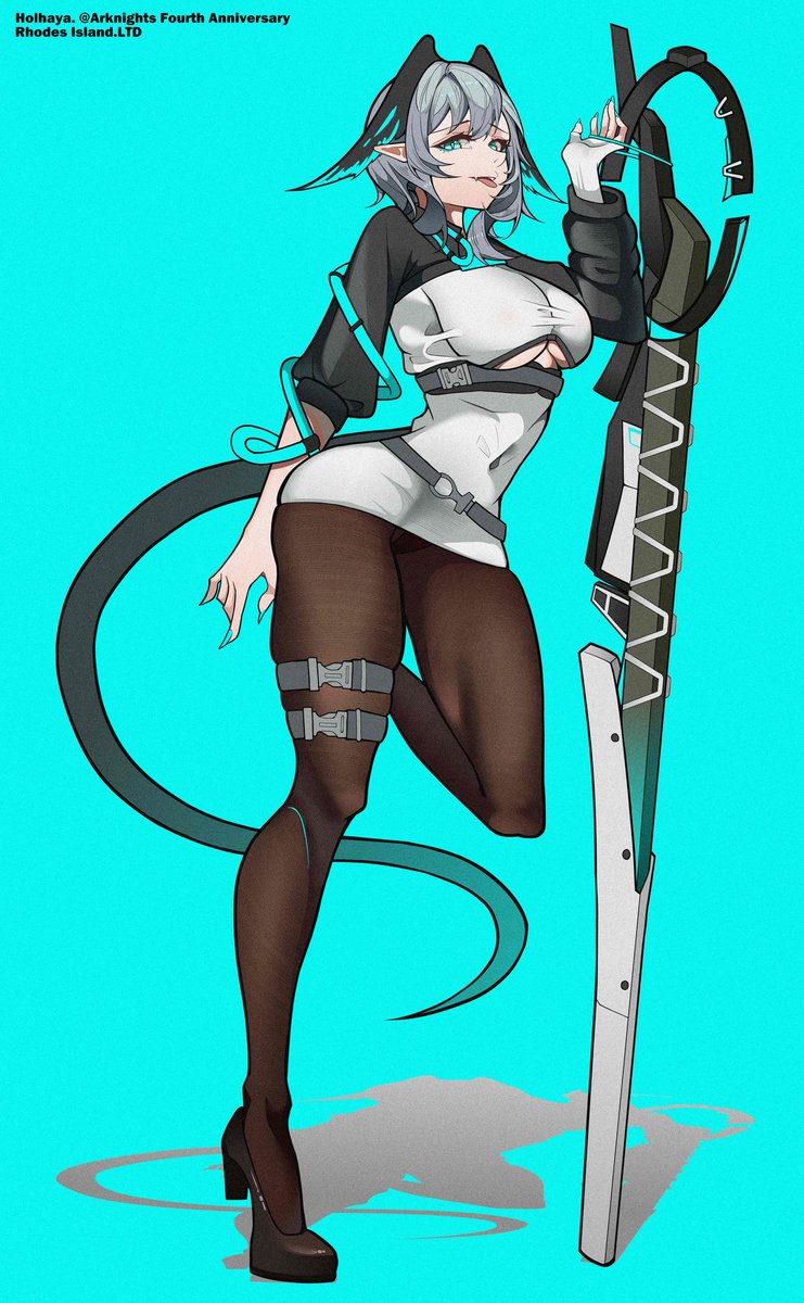 LoneFox on Twitter: "RT @YAT23385: #Arknights #霍尔海雅 #holhaya #明日方舟"