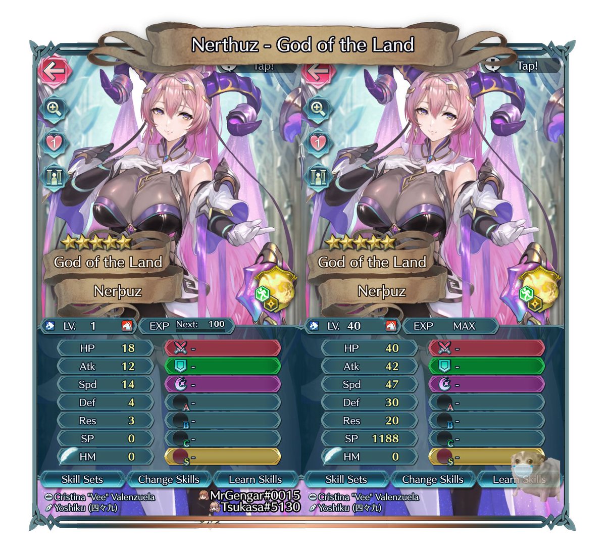 Fire Emblem Heroes ESP on Twitter: "Stats de Nerthuz - God of the Land De parte de Gamepress: # ...