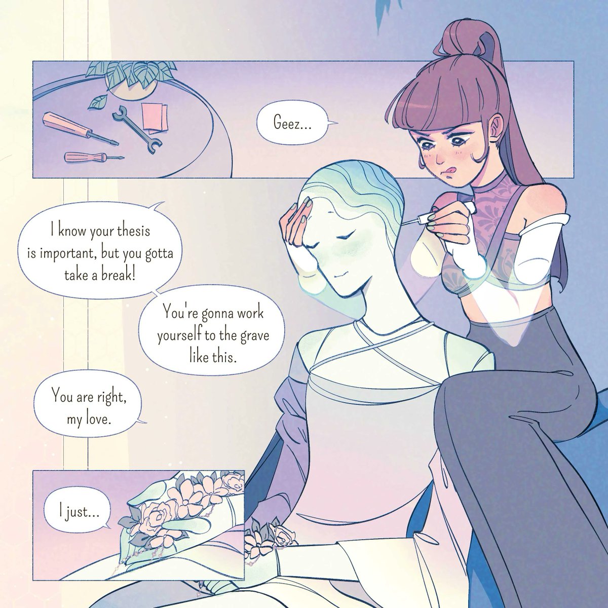 🔞🍏 Discord Comics 🍏🔞 on Twitter: "We're fixin' for some Sapphic Rep this #LesbianVisibilityWeek ...