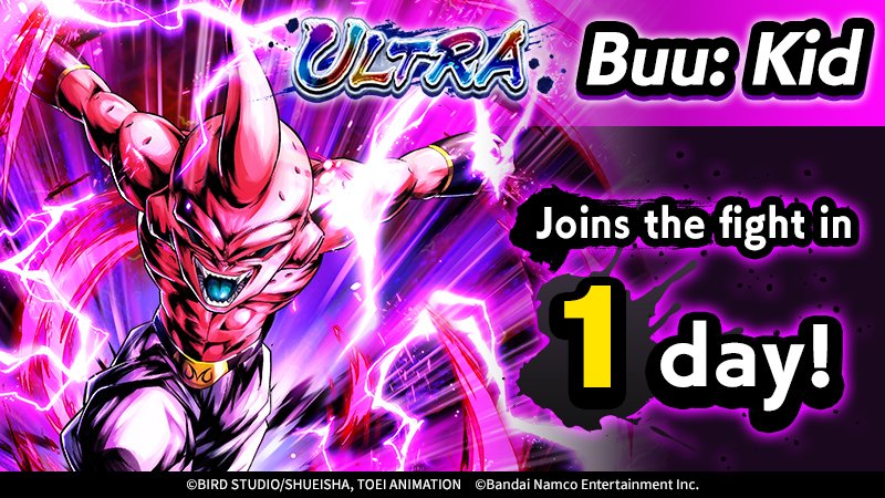 DRAGON BALL LEGENDS on Twitter: "ULTRA Buu: Kid joins the fight in 1 day! Watch the trailer to ...