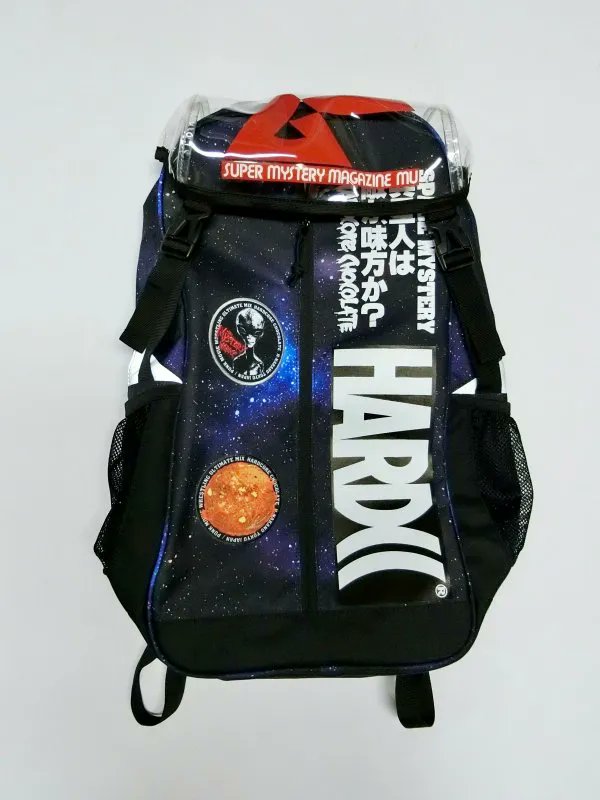 ハードコアチョコレート on Twitter: "HARDCC×月刊ムー／ギャラクシー・デイパック https://buff.ly/2w1XhQM 全身に包まれる宇宙柄は肩部分まで。宇宙人 ...