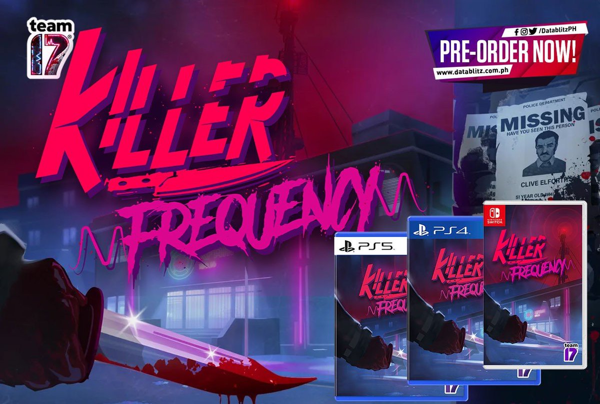 DataBlitz on Twitter: "UNIQUE RETRO HORROR. Pre-orders for Killer Frequency (PS4/PS5/NSW) are ...
