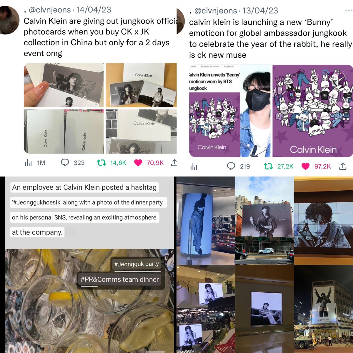 nay🍇 on Twitter: "The way CK posted the preview of BTS X CK were solely only jk. The amount of ...