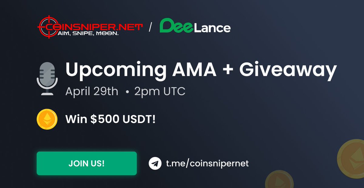 CoinSniper on Twitter: "🎙️ UPCOMING AMA + Giveaway 🎙️ We'll be hosting an Ask Me Anything ...
