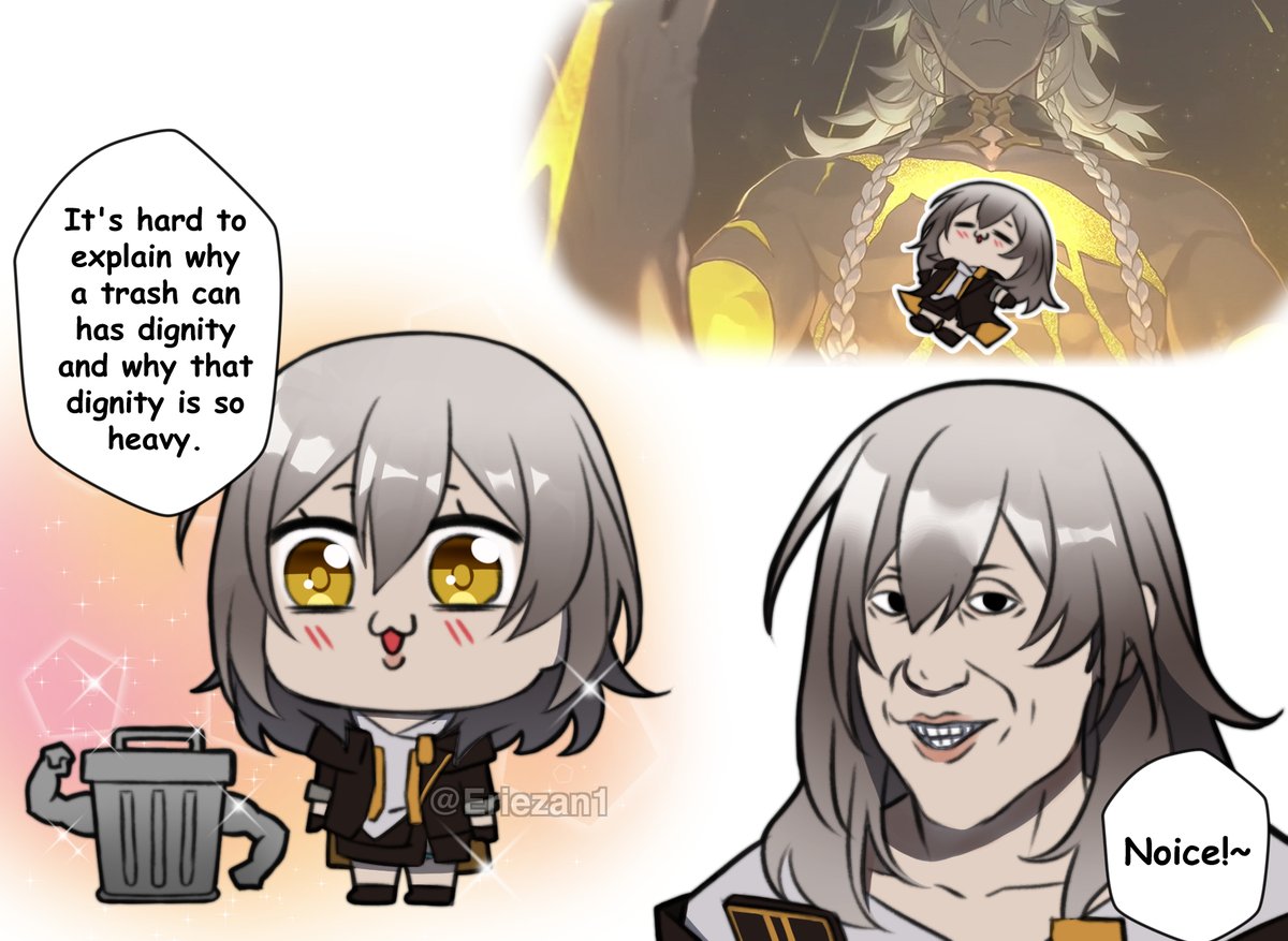 「Hsr mc is so unhinged and goofy I love her! 😭 #HonkaiStarRa」Leiz (๑・ω ...