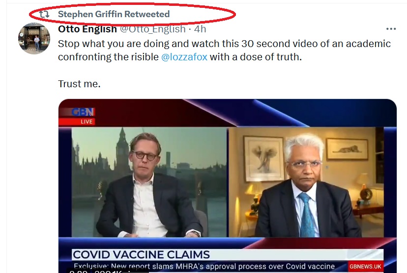 Professor Stephen Griffin of Independent Sage🍿 Part of the Effective ...