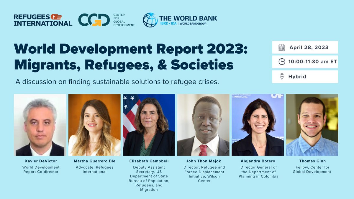 Center for Global Development on Twitter: "STARTING NOW! Join us here: https://cgdev.org/event ...