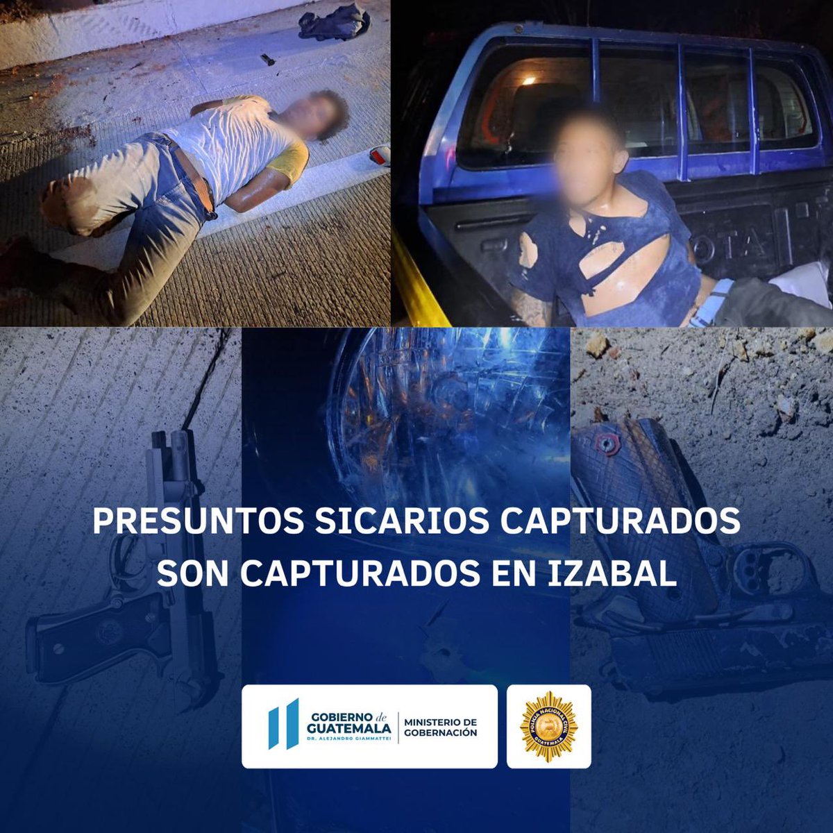 Mingob On Twitter Dos Presuntos Sicarios Fueron Capturados Por