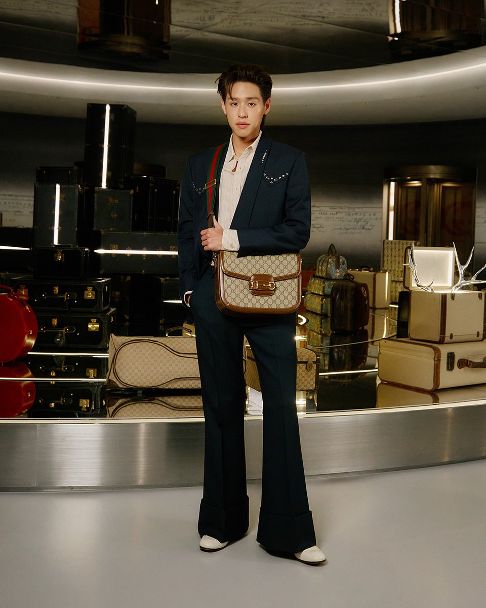 ´∀` on Twitter: "RT @gucci: #Billkin and #LaiGuanlin visit #GucciCosmos. Discover more http://on ...