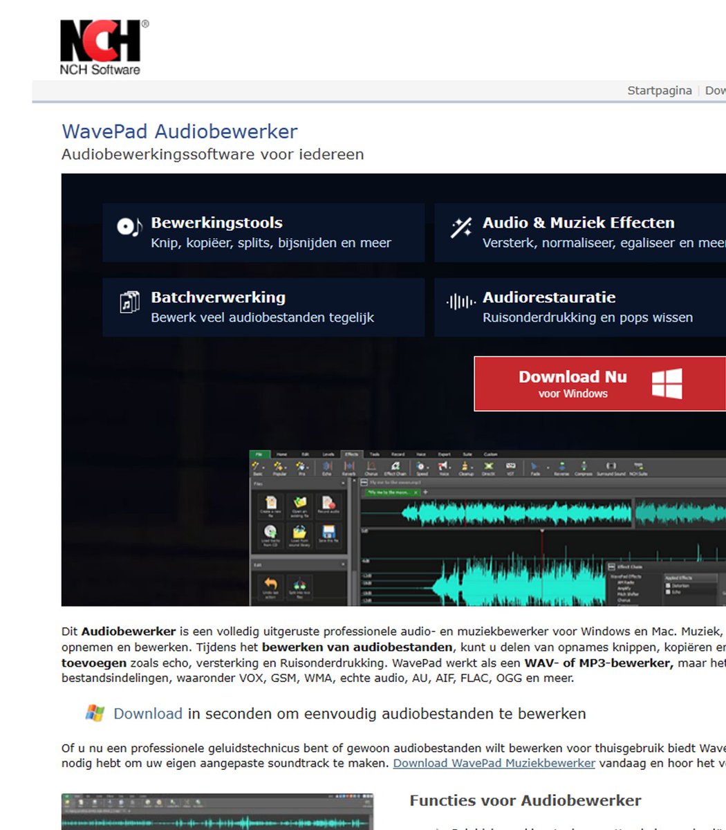 NCH Software Dutch on Twitter: "WavePad heeft zojuist een nieuwe versie uitgebracht! Met nieuwe ...