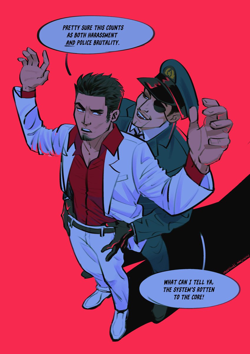 「abusing authority he's given to himself 」|Marshall Migraineのイラスト