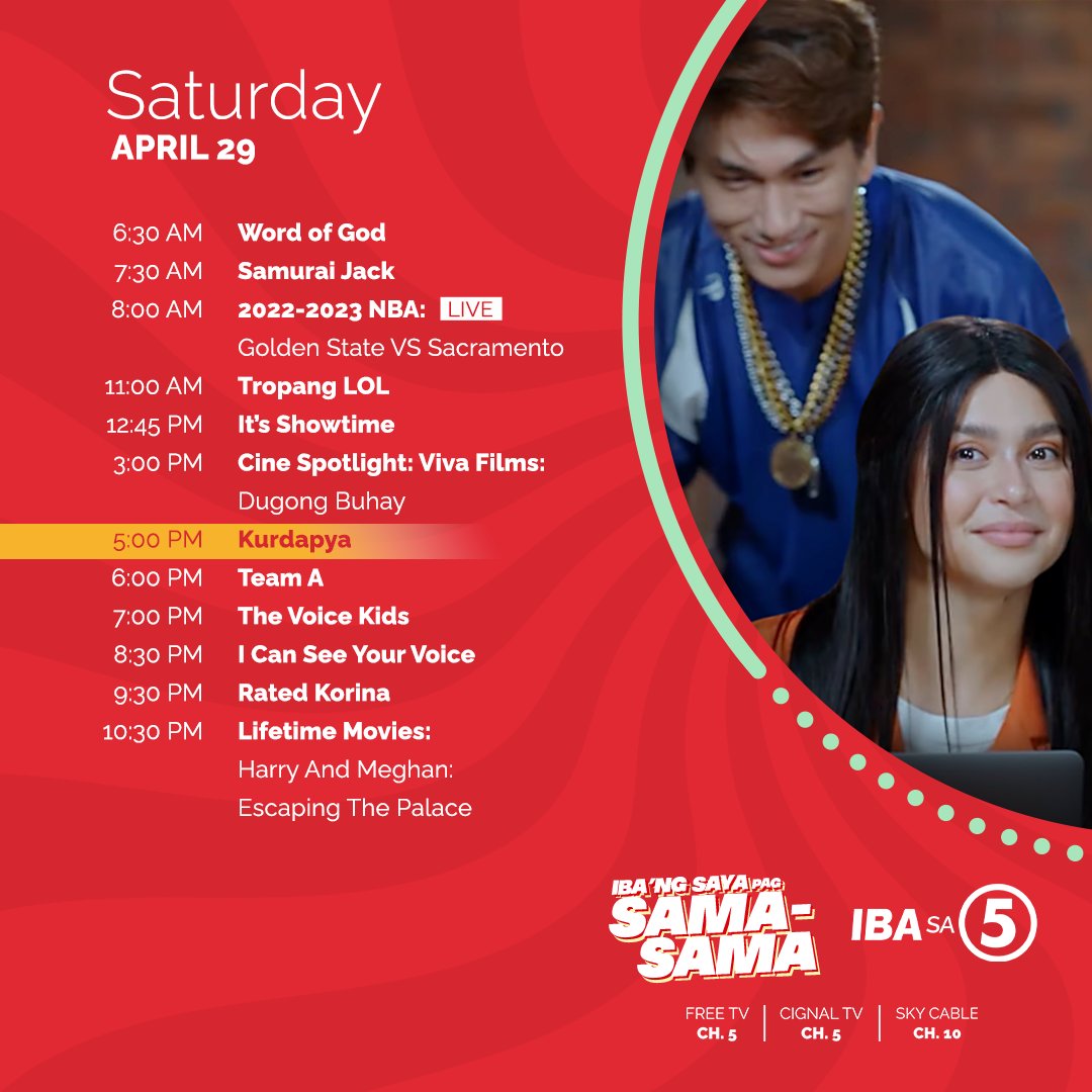 TV5 on Twitter: "Gawing extra fun and kilig ang Sabado n'yo sa tawanan at kulitang hatid nina ...